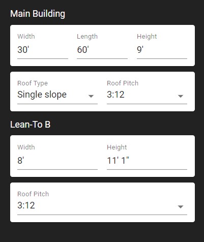 30 X 60 SINGLE SLOPE MULTIFAMILY 4 PLEX KIT – Easy Up Steel Structures
